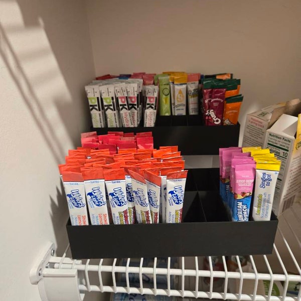 Water Flavor Packet Organizer - Large - Etsy