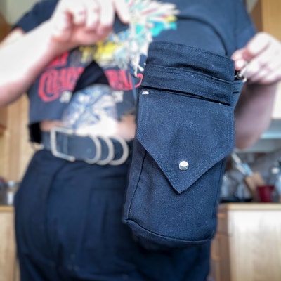 Utility Belt With REMOVABLE Leg Strap on the Thigh, and Belt Buckle ...