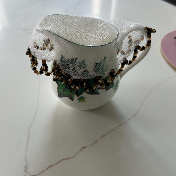 Beaded Flowery Food Covers From South Africa - 4 Sizes - Etsy UK