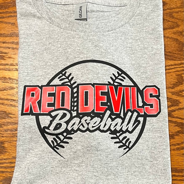 Baseball Svg, Red Devil Baseball Svg, Red Devil, Devils, Baseball ...