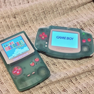 Custom Backlit Nintendo Gameboy Color Clear Green/black by ...
