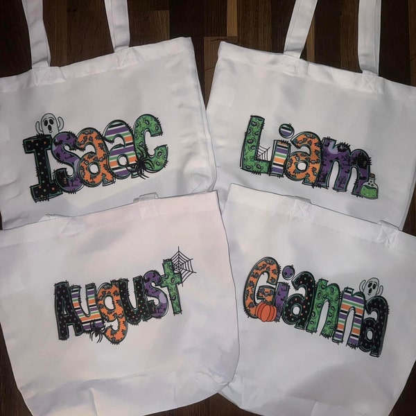 Halloween Doodle Letters With Clip Art PNG Files, Make Your Own Name ...