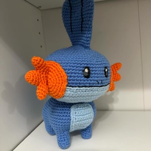 Mudkip Crochet Pattern Amigurumi PDF Patterns ENGLISH Instructions Only ...