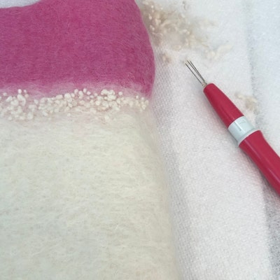 Wool Nepps Hand Dyed Fiber Effect Spinning Felting Nuno Wet Felting ...