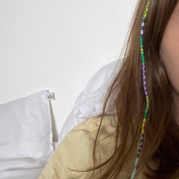 Custom Clip-in Hair Wrap Mixed Design Choose Your Colours Custom False ...