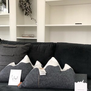 Triglav Mountain Cushion Mountain Pillow Organic Spelt Husks Lavender ...