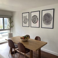 Wood Wall Art, Set of 9 Wall Art, Extra Large Wall Art, Woodcut Print ...