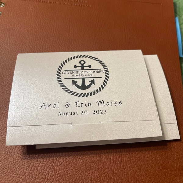 Personalised Lotto Scratch Card Wallet Lottery Ticket Holder Wedding ...