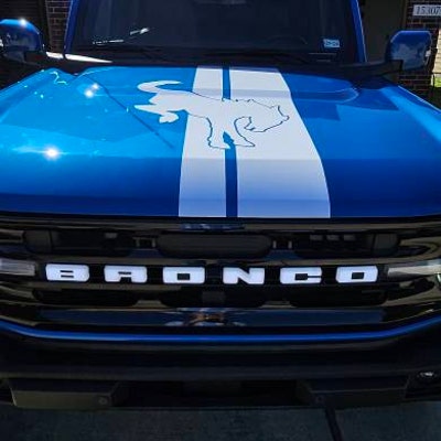 2021 Ford Bronco Retro Full Body Graphic Decal MATTE BLACK - Etsy