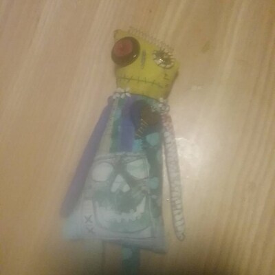 Frantic Francis Creepy Cute Zombie Art Doll Spooky Cloth Doll Monster ...