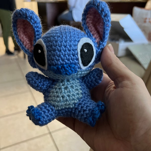 Lilo and Stitch - Stitch- Inspired Disney Plush Handmade Crochet ...