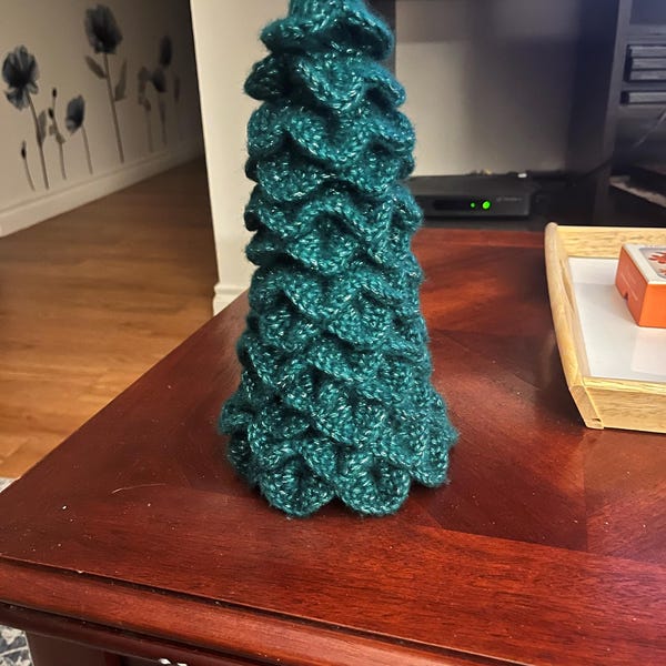 CROCHET Christmas Tree PATTERN: Evergreen Christmas Tree/diy Decor ...