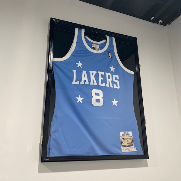 Large Jersey or Uniform Display Case Cabinet Shadowbox - 98% UV ...