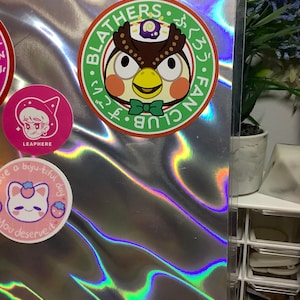 Vinyl Sticker 'blathers Fan Club' 8cm ACNH Owl - Etsy UK