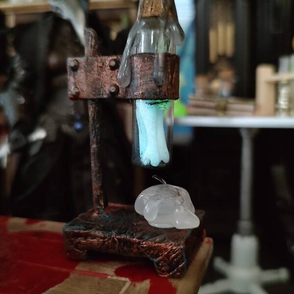 Miniature Alchemy Witch Lab Chemistry for Dollhouse Laboratory Haunted ...