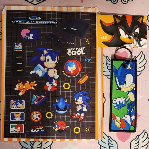I Love Sonic Music Acrylic Pin Badge - Etsy