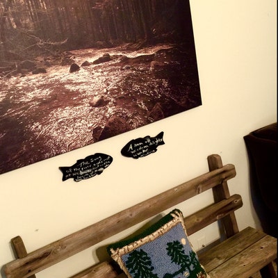 Fish Chalkboard Lake House Cabin Blackboard Summer Wedding - Etsy