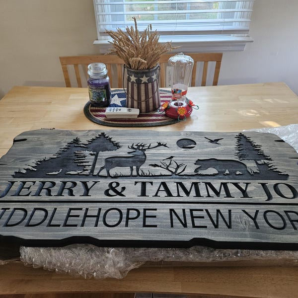 Custom Rustic Wood Workshop Sign – Personalized Wood Shop Decor, Man ...