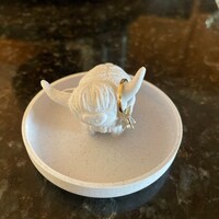 Highland Cow Ring Holder for Adorable Jewelry Organization Cute Ring ...