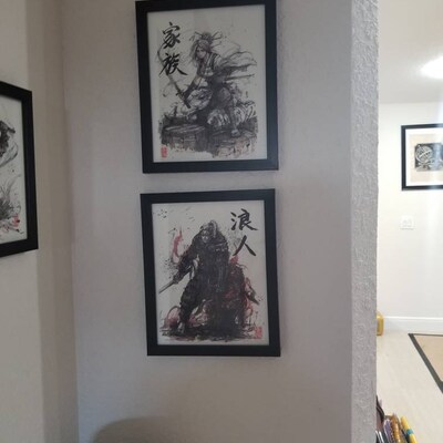 Print 8x10 Samurai Girl CIRI Calligraphy Family - Etsy