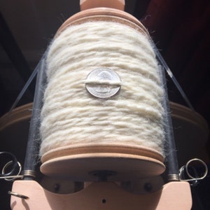 Undyed Natural White Romney Combed Top Wool Roving Spinning Felting ...