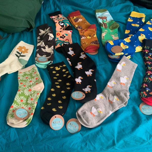 Giraffe Socks and Chocolate Gift Box, Novelty Socks, Animal Socks, Xmas ...