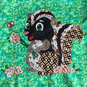 Flamingo Applique Pattern Fiona Fabulous Scrappy Pink Bird Scrap Buster ...