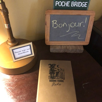 Personalized Leather Lodge Guest Book, Engraved Lined Journal ...