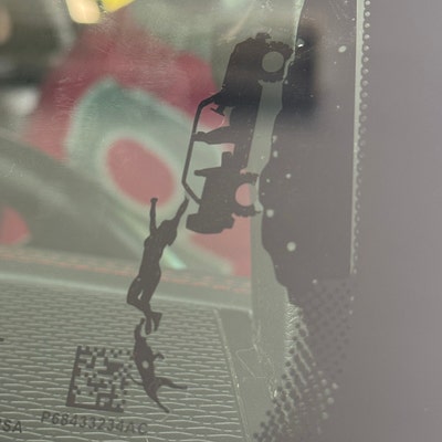 Police Interceptor Vinyl Easter Egg Micro Decal Windshield Chaser ...