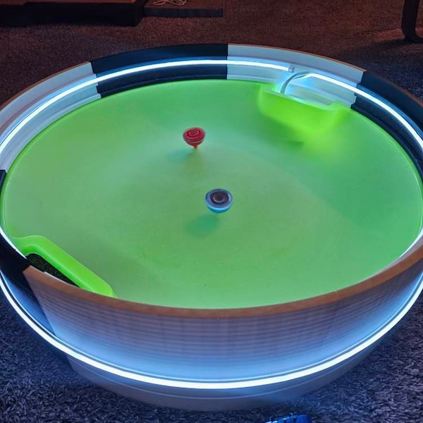 Mega Beyblade Stadium: 3D Printed Battle Top Arena With LED Lights - Etsy