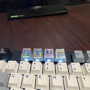 Miniature Holo Pokemon Card Keycaps Base Set - Etsy