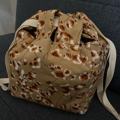 Reversible Japanese Knot Bag PDF Sewing Pattern With Tutorial Medium ...