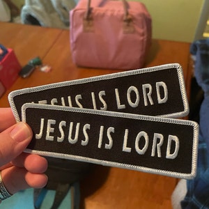 I Love Jesus Patch Punk Patch Christian Patch Sew on Embroidery Patch ...