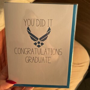 Army Basic Training Graduation Card BCT Military Congrats You Did It ...