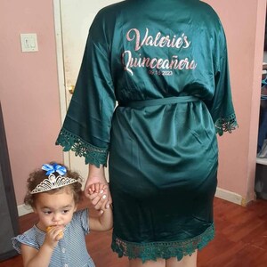 Mis Quince XV Robes, Bridesmaid Robes, Birthday Gifts, Sweet 16 Gifts ...