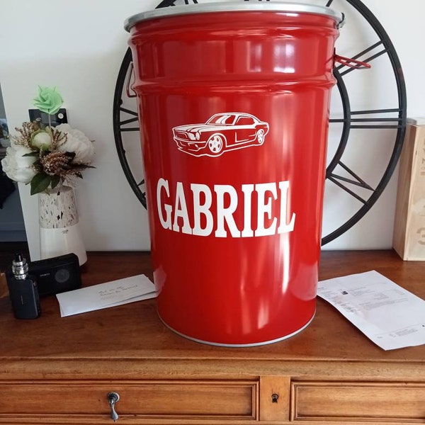 Personalized Toy Storage Metal Barrel - Etsy