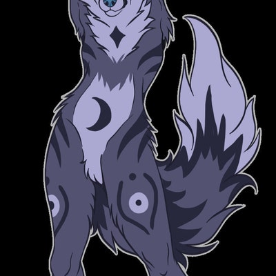 Furry Canine Wolf Anthro Base Lineart Stretch - Etsy