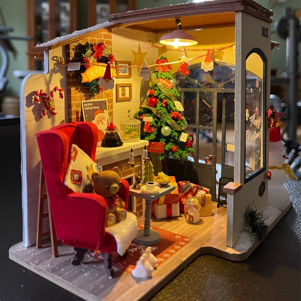 DIY Miniatures Mini Cottage Series DIY Toy Miniature House Ship Fast - Etsy