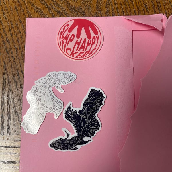 2pcs Stickers, Satosugu Stickers, Betta Fish Stickers, Jujutsu Stickers ...