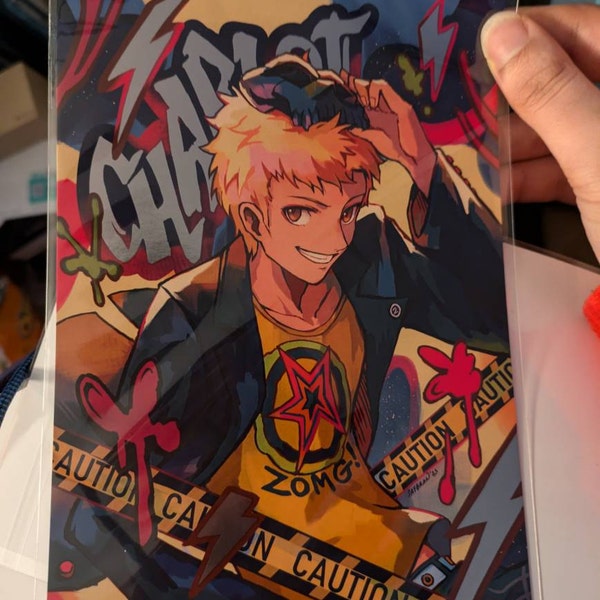 P5 Royal Trio With Glasses Mini Print 5x7 - Etsy