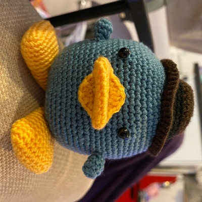 Perry the Platypus Crochet Pattern, Phineas and Ferb Pattern, Ducky ...