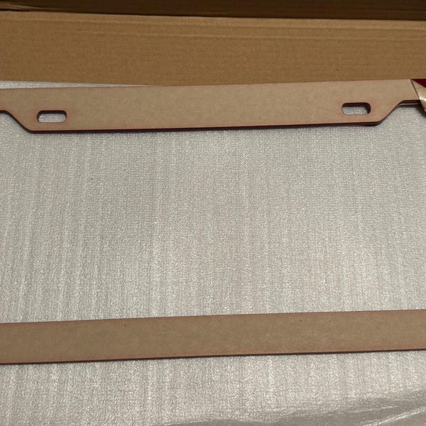 Flame License Plate Frame - Etsy