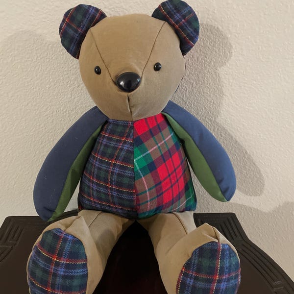 Memory Bear From a Loved Ones Clothing, Cherished Keepsake - Etsy