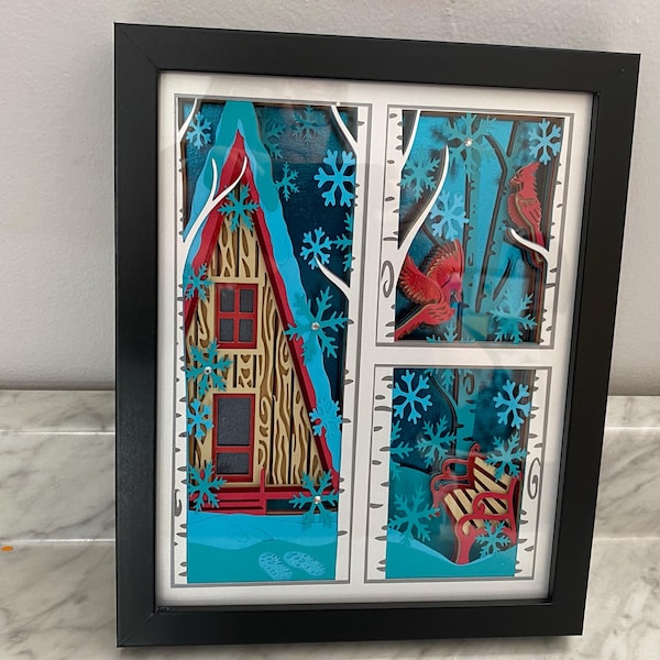 3D SVG Iris Mini Stained Glass Shadow Box, Iris 3D Svg, 3D Flowers Svg ...