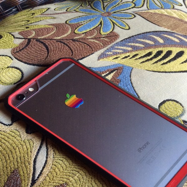 MacBook Pro Retro Rainbow Apple Sticker Decal for the MacBook Pro 2017 ...