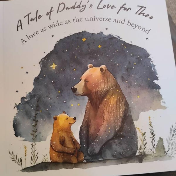 Father's Day Book for Dad, Gift for Husband, Personalized Book for Dad ...