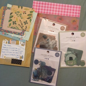 Die Cut Mini Letter Writing Set sweets / Furukawashiko / Writing Paper ...