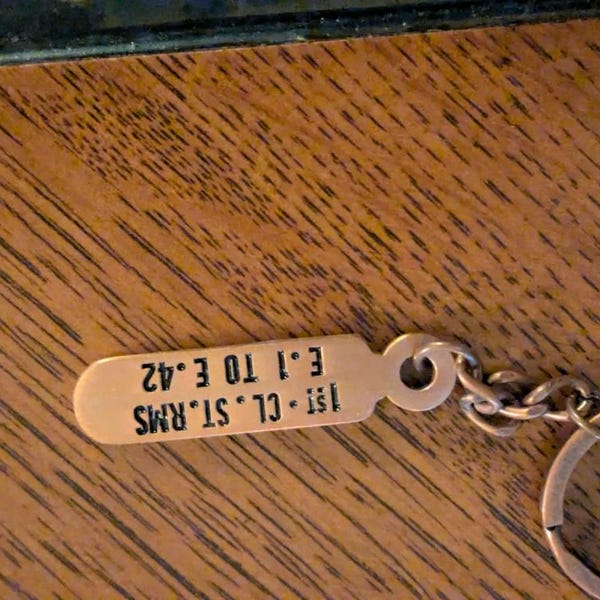 RMS Titanic First Class Steward's Master Key for E-deck Staterooms ...