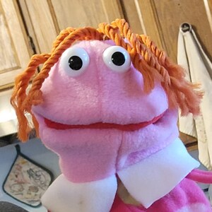 Orange Shaggy Chin Pro Monster Hand Puppet - Etsy