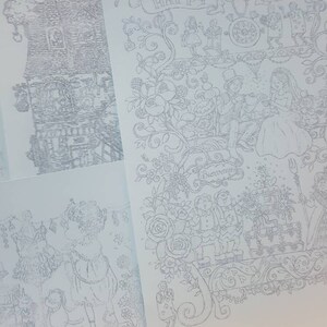 Chihiro_shiomi_original_coloringpages_set_1 - Etsy